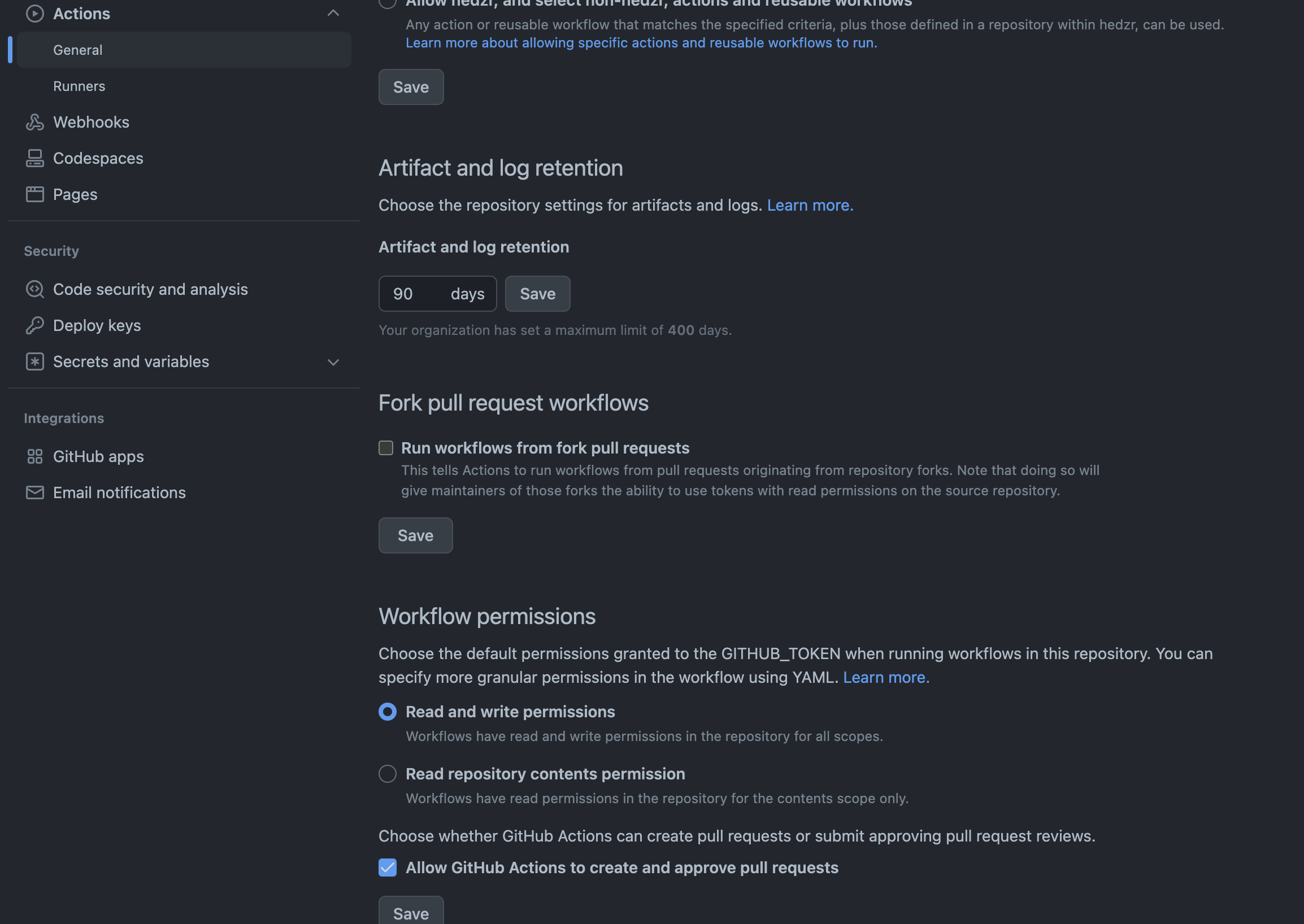Github Actions Resource Not Accessible By Integration Hzsomthing